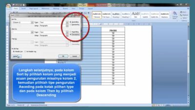 Cara Mengurutkan Daftar Sesuai Abjad di Word Dari 3 Source Ini