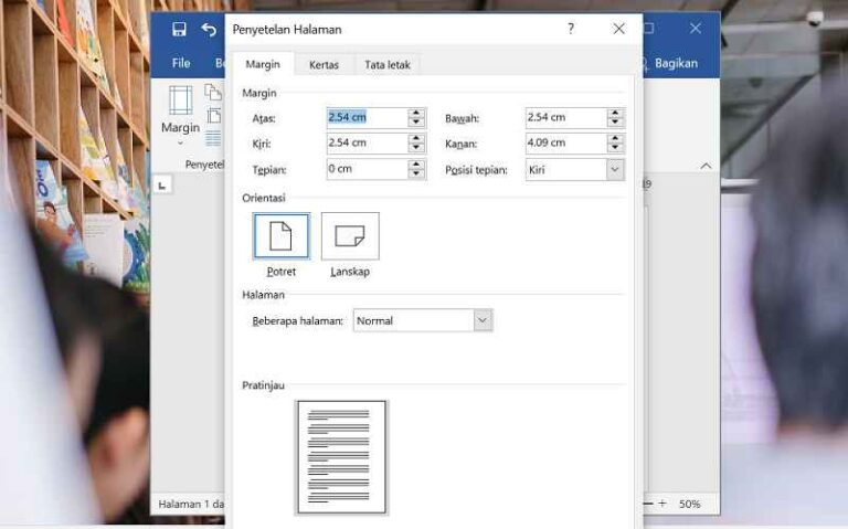 Cara Mengubah dan Membuat Landscape Word
