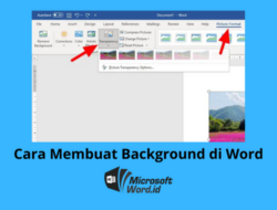 Cara Membuat Background di Word Agar Tampilan Menarik