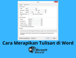 4 Cara Menengahkan Tulisan di Tabel Word dan Solusi Jika Eror