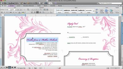 3 Cara Membuat Undangan di Word Manual & Template Otomatis