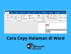 Cara Memindahkan Halaman di Word ke Word Lain, 100% Rapi!