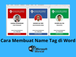 3 Cara Membuat Undangan di Word Manual & Template Otomatis