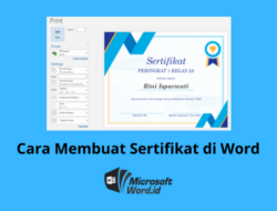Cara Membuat Surat di Word Biar Terlihat Profesional